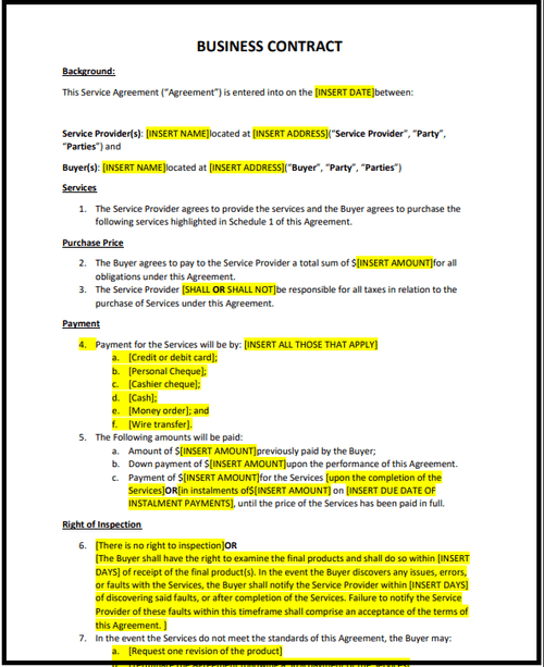 Free Contract Templates and Agreements (PDF & Word)