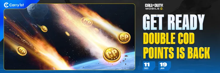 Carry1st Double CP Promo for CODM, Double Double Explained