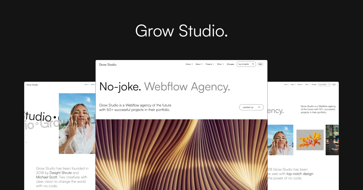 Careers | Grow Studio - Webflow Ecommerce website template
