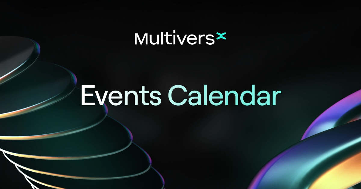 Events Calendar - MultiversX