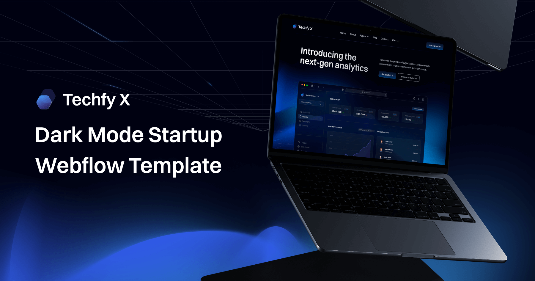 Blog V2 - Techfy X - Webflow Ecommerce website template