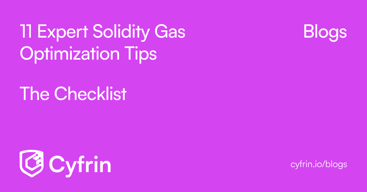 Top 11 Advanced Level Solidity Gas Optimization Tips