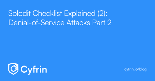 Blockchain and Smart Contract Development Courses - Cyfrin Updraft