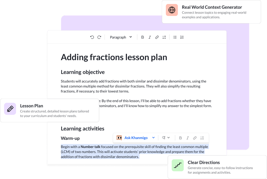 Khanmigo: Free, AI-powered teacher assistant by Khan Academy