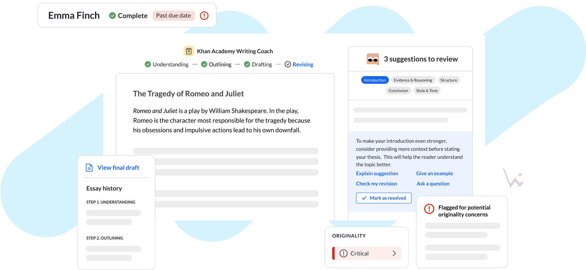Khan Academy Writing Coach: Free AI Tool for Guided Writing, Feedback ...