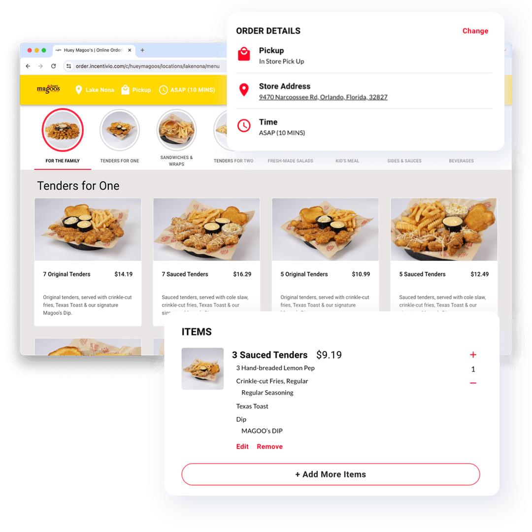 Online Ordering System For Restaurants | Incentivio