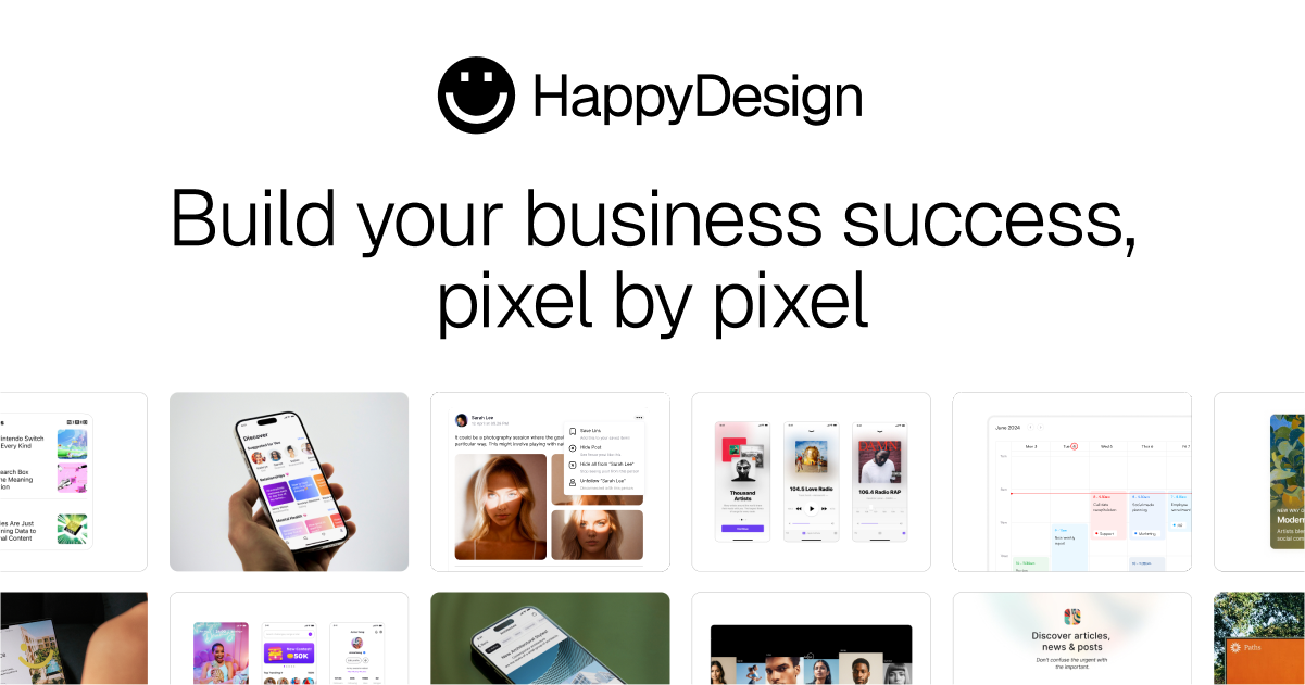 HappyDesign - Strategic design for SaaS, AI & startup brands.