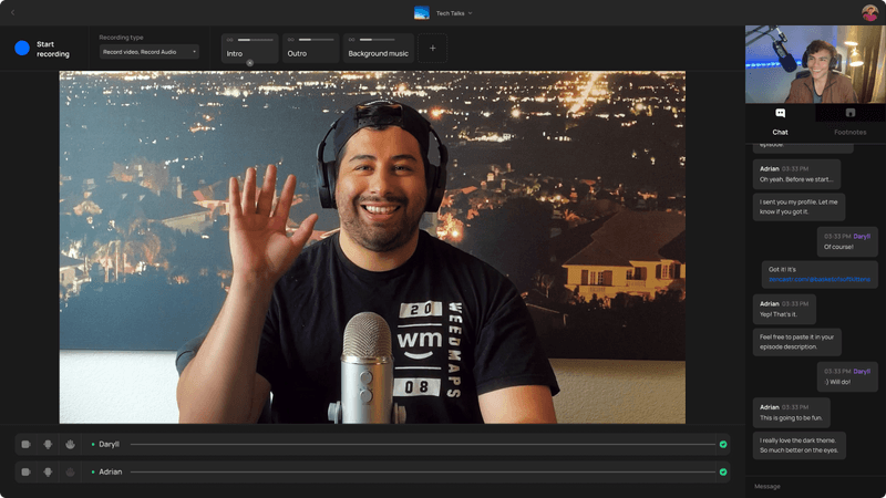 Overview of the Zencastr creator platform