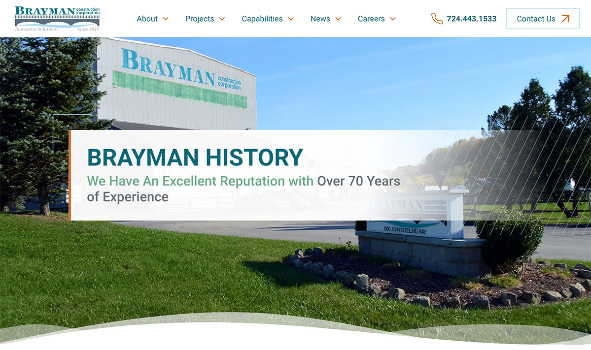 Brayman History | Brayman Construction
