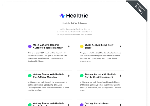 Software Training Videos for Features & Integrations | Healthie