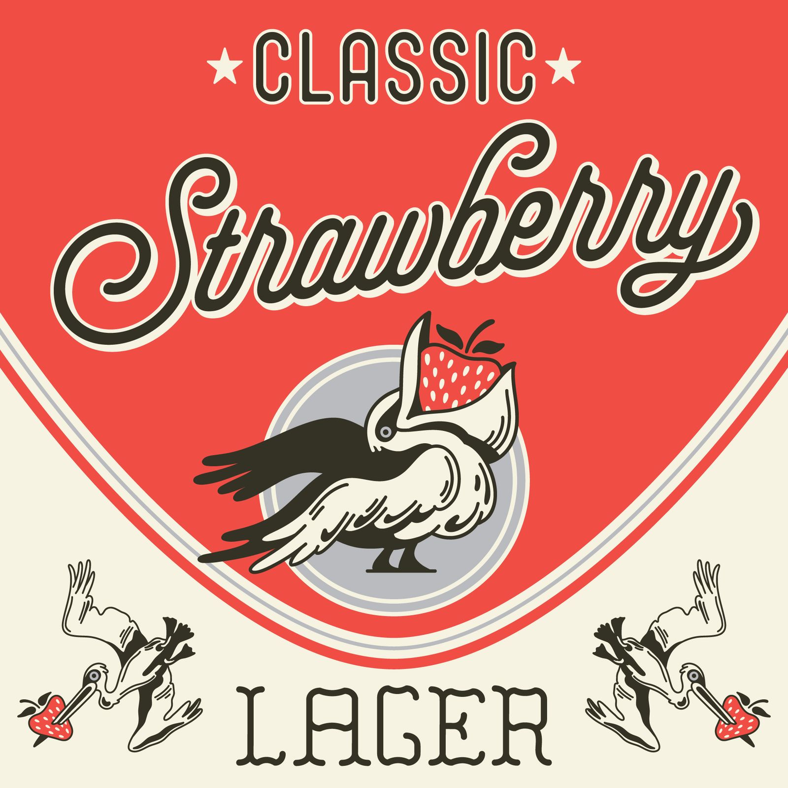 Classic Strawberry Lager - Lager | Gnarly Barly Brewing Co.