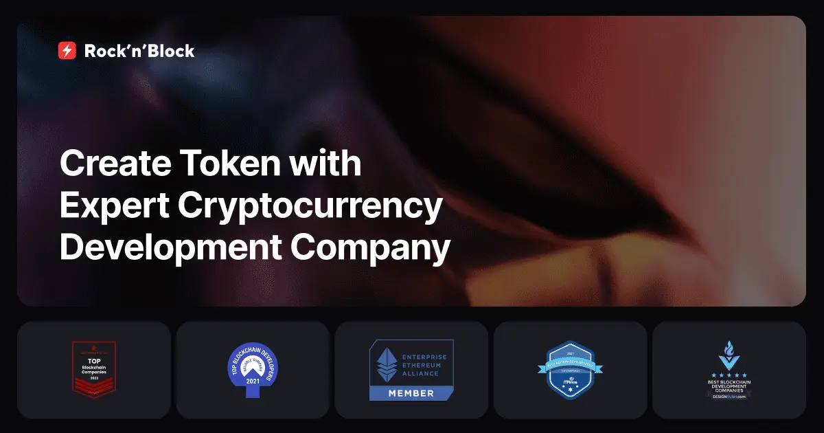 Create Token with Expert Cryptocurrency Development Company