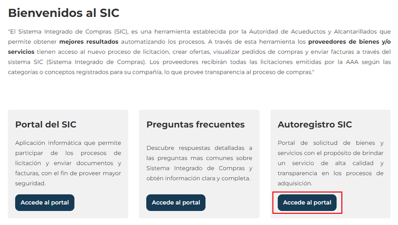 SIC Preguntas Frecuentes
