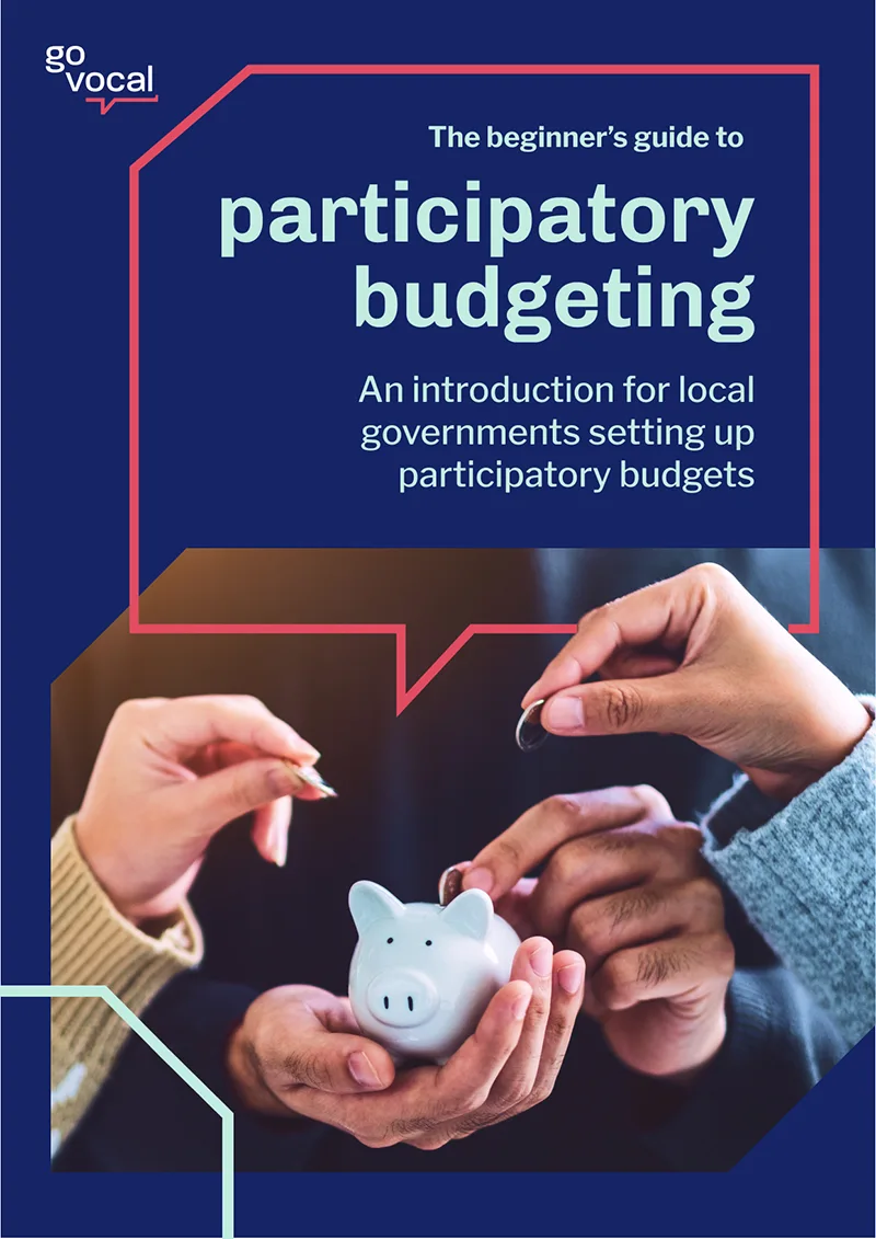 How to develop a participatory budgeting process in your city