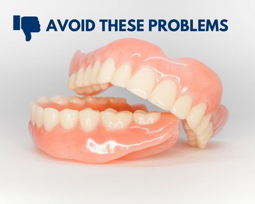 Upper Dentures Problems to Avoid And Your Permanent Solution