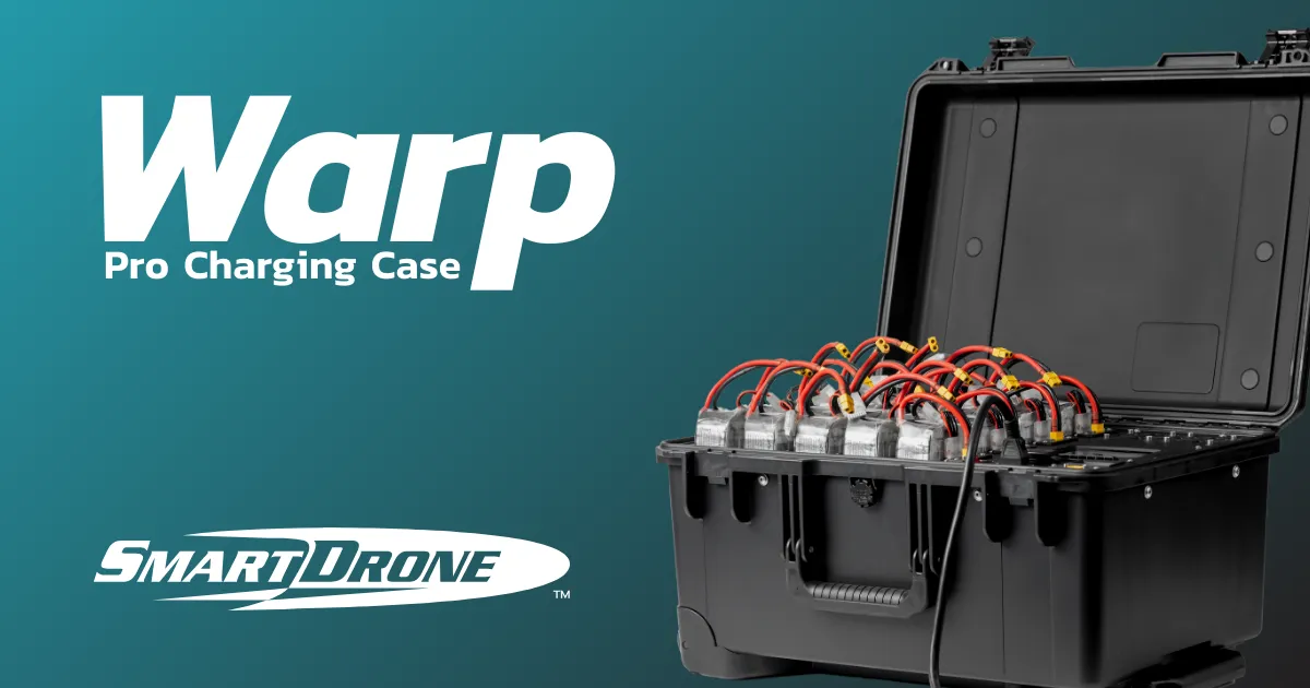 Warp Pro Case | Drone Battery Charging & Storage Case | SmartDrone