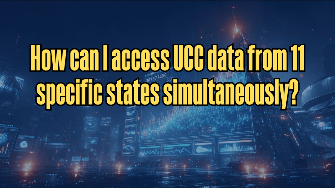 How can I access UCC data from 11 specific states simultaneously?