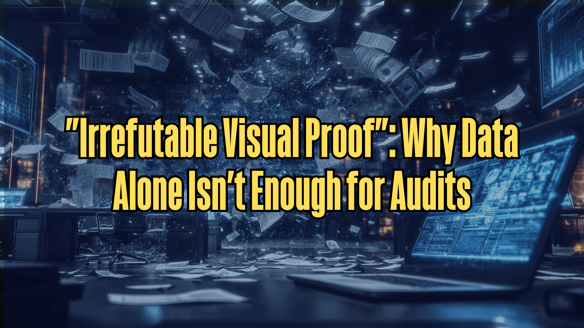 "Irrefutable Visual Proof": Why Data Alone Isn't Enough for Audits
