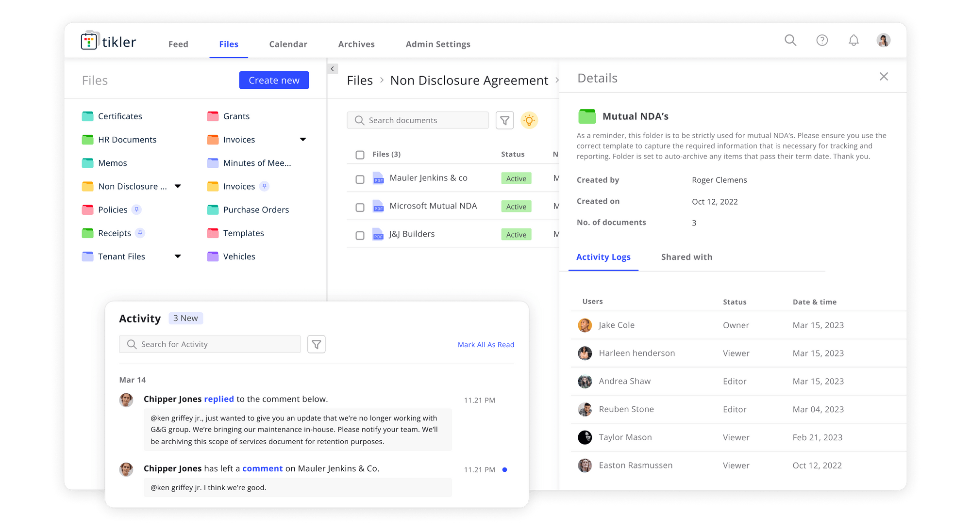 Tikler - Document Workflows Streamlined