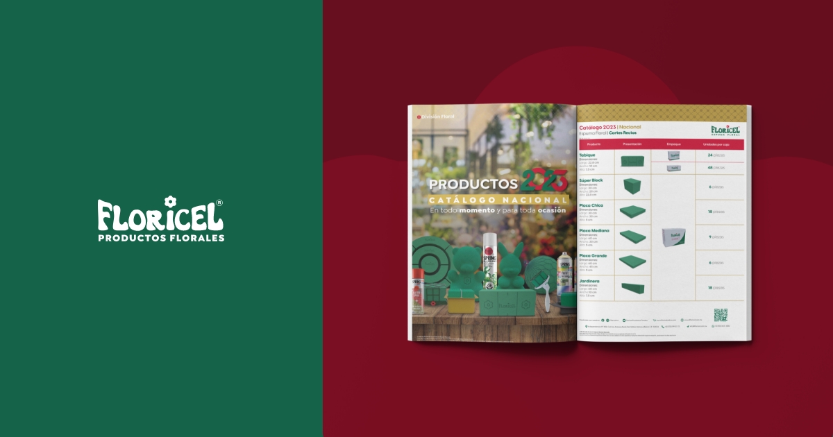 Conoce y descarga nuestro catálogo de productos. Floricel