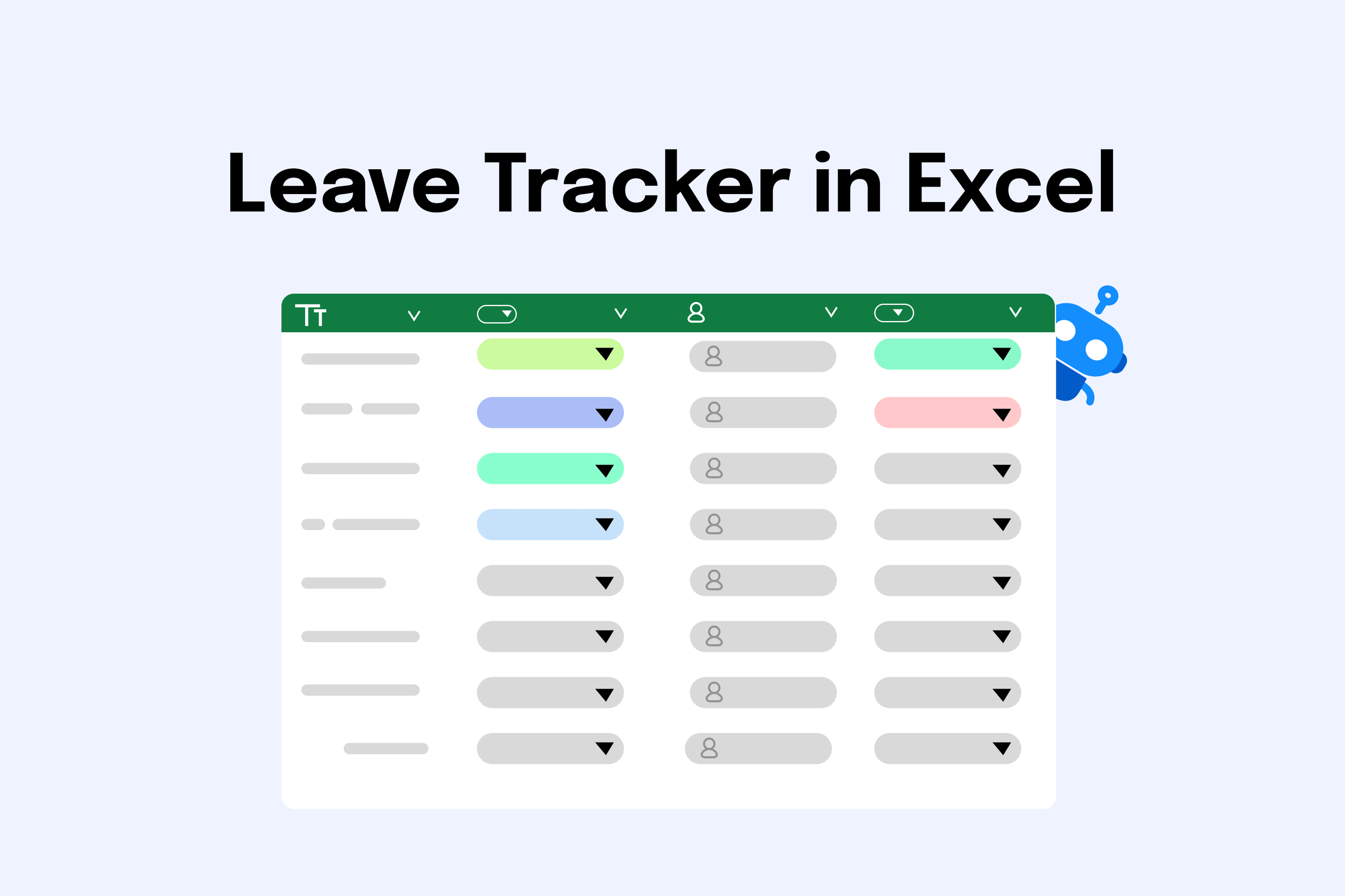 How to create a leave tracker in Excel