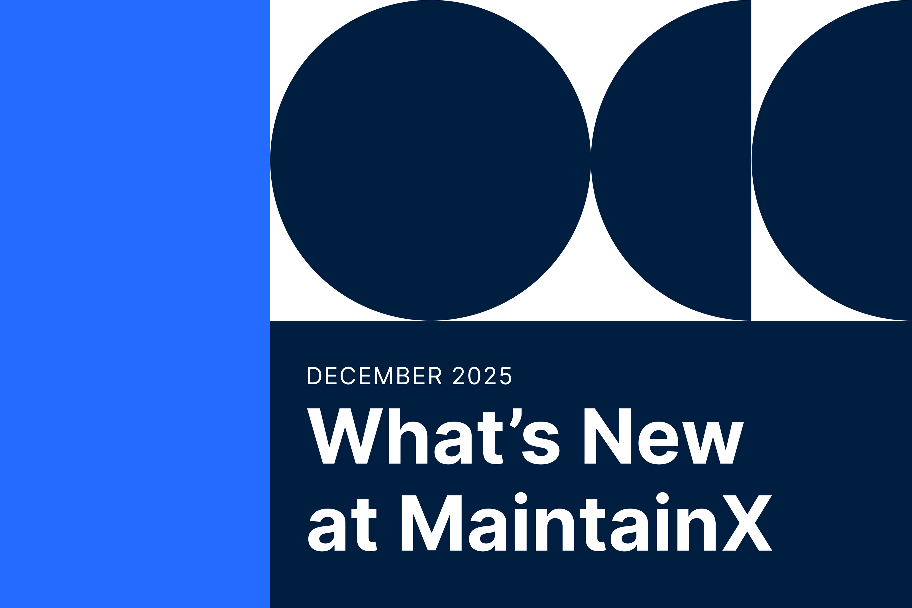 What's New at MaintainX: December 2025