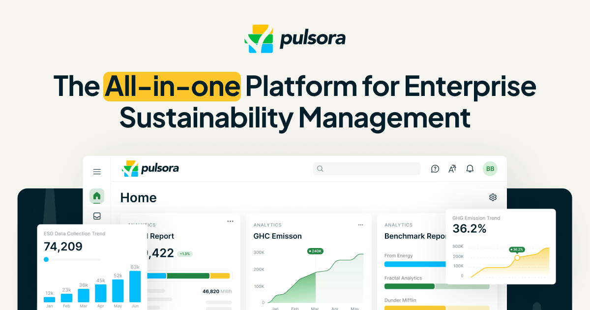 Pulsora: All-in-one sustainability management platform