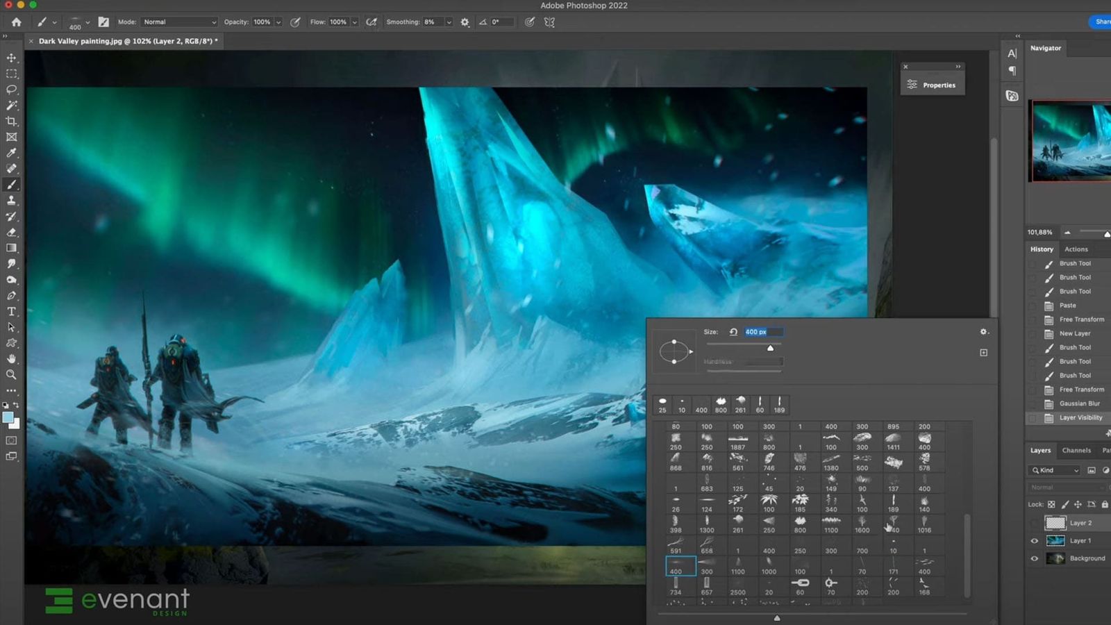 Free Concept Art Brush Pack for Photoshop