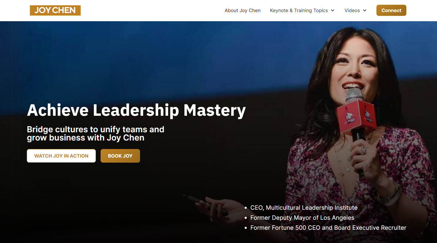 Joy Chen, Keynote Speaker, Global and Inclusive Leadership