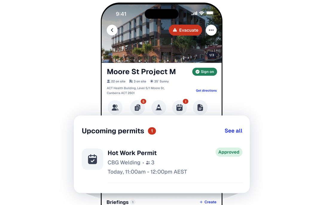 Download SignOnSite App | Construction safety software