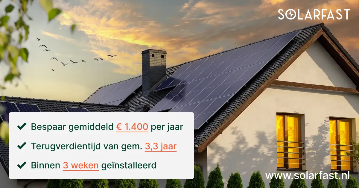 Verlaag Je Energierekening met Zonnepanelen van SolarFast