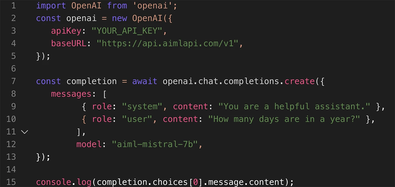 Access 100+ AI Models with a Single AI API | AIMLAPI.com