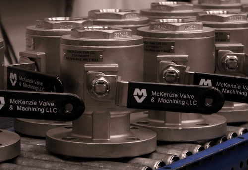 Tank Car Valves | McKenzie Valve & Machining