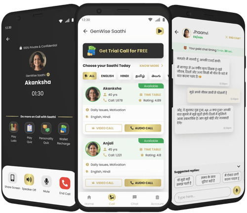 App For Elderly - Emotional Support For Senior Citizens & Elders | GenWise