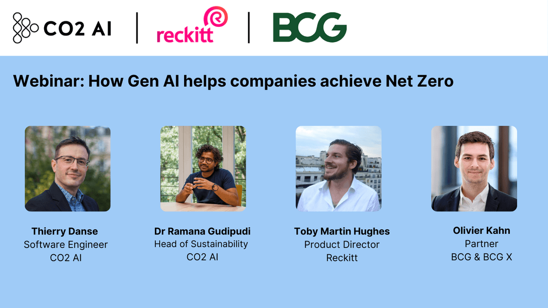 AI for corporate climate action: Industry trends from BCG and CO2 AI ...