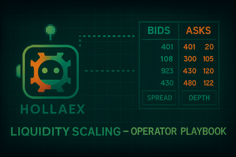 🆕 Liquidity scaling for operators | HollaEx