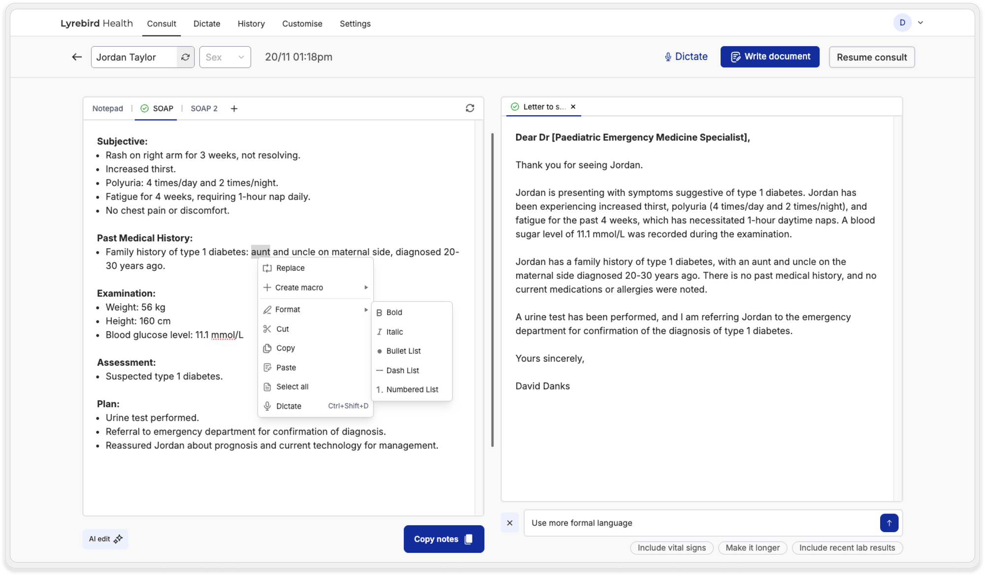 AI Scribe for Medical Practitioners