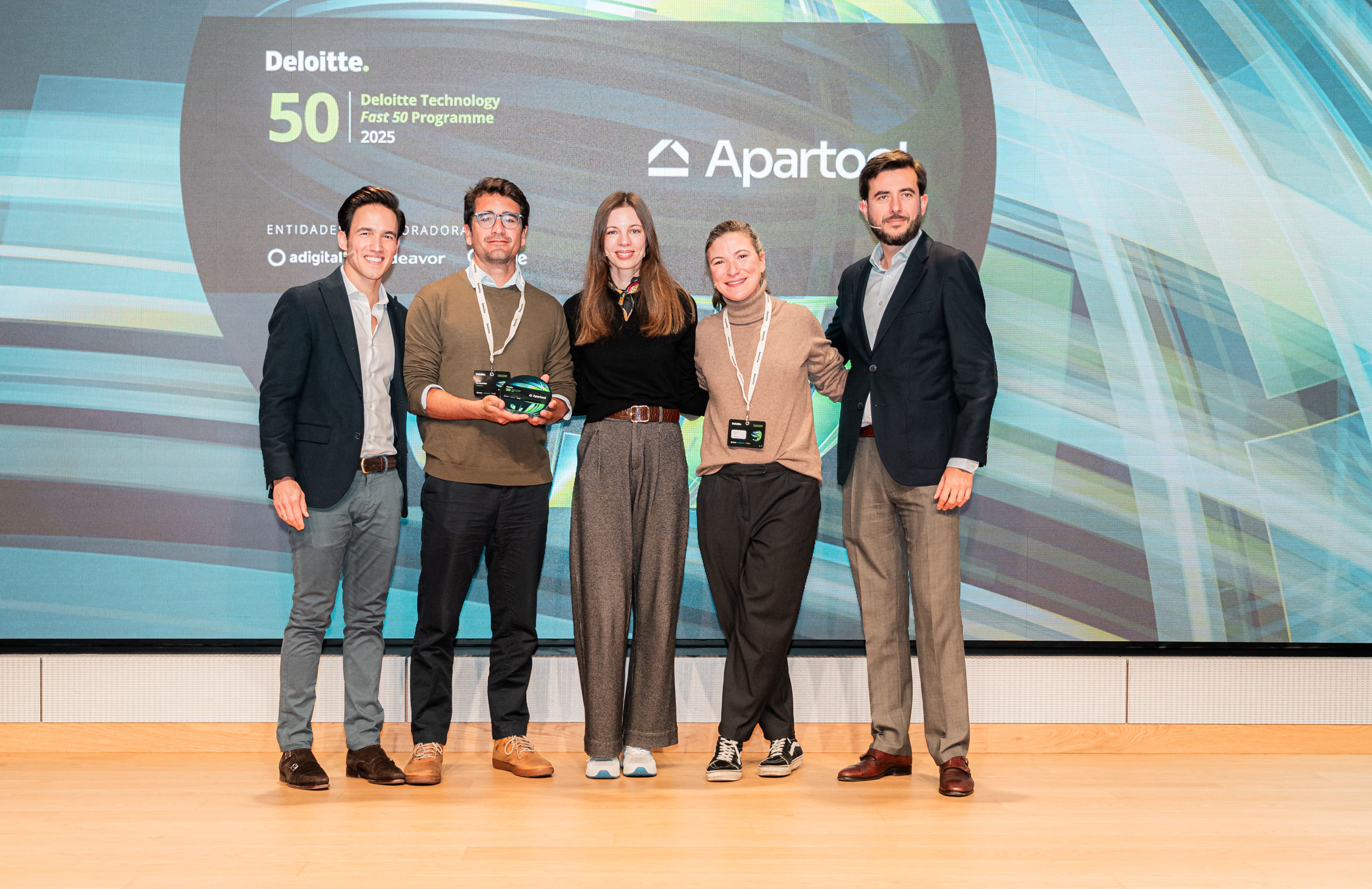 Apartool récompensé lors des Deloitte Fast 50 Spain Awards | Apartool