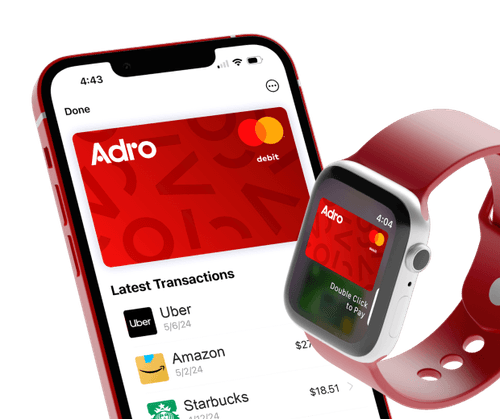 Adro: Spend & Save Like A Local | Checking, Savings, Credit Card