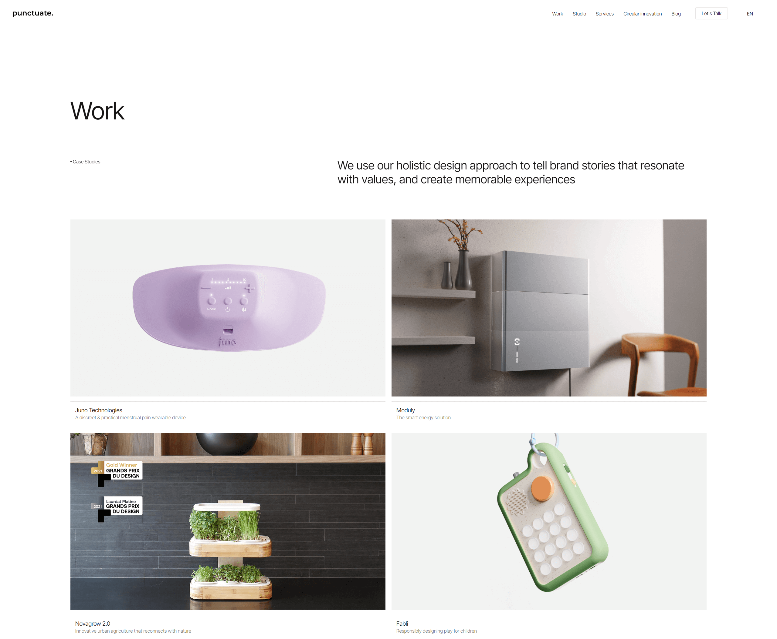 Work | Punctuate Design