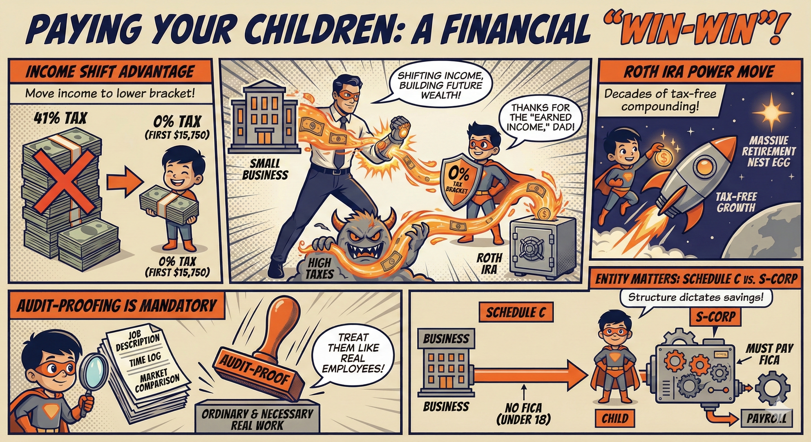Paying Your Children: A Financial & Tax "Win-Win" for Small Business Owners
