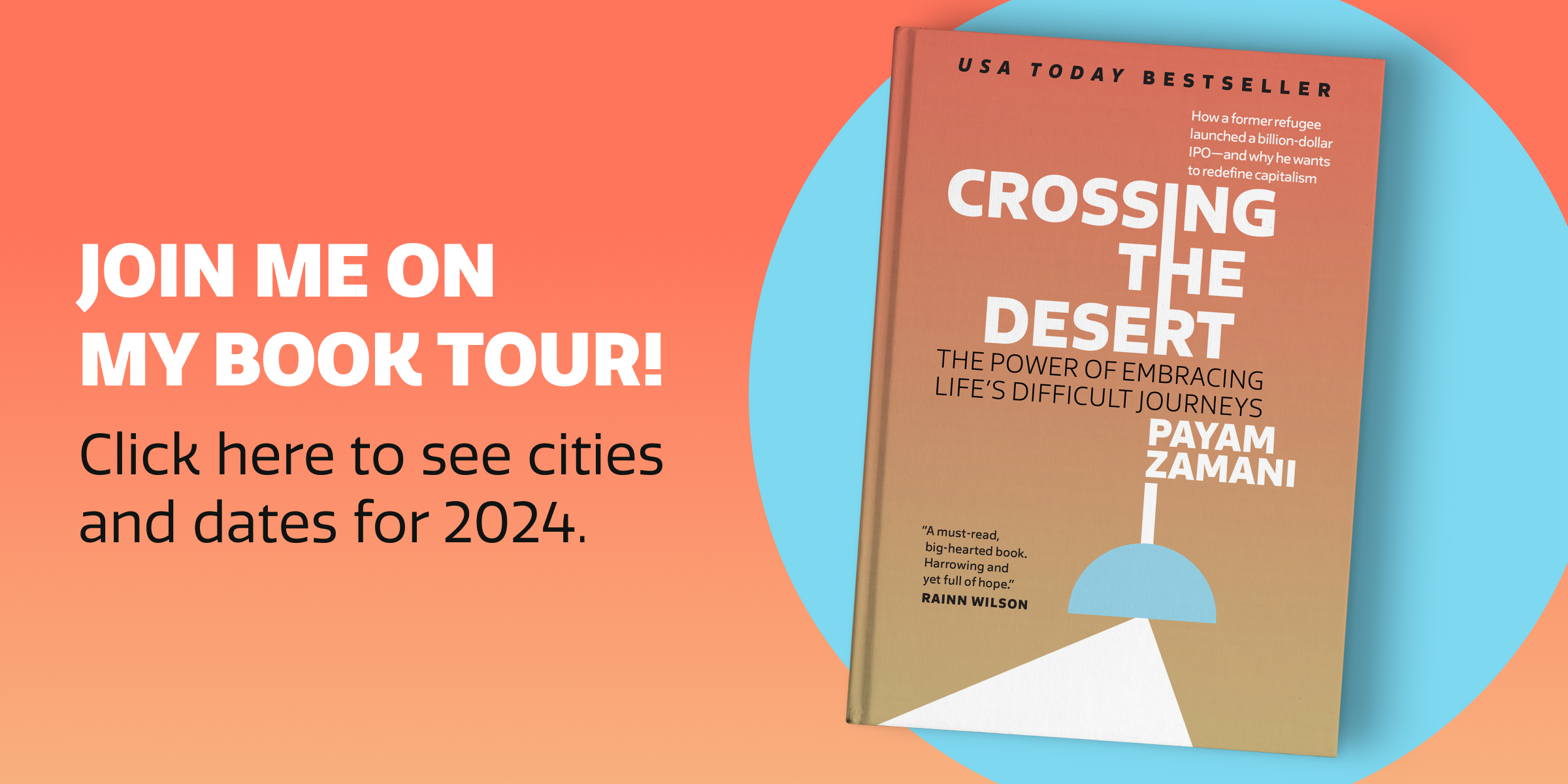 Crossing the Desert Book Tour