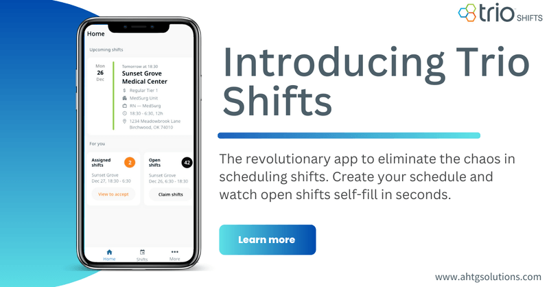 Introducing Trio Shifts: Revolutionary Healthcare Shift Distribution ...