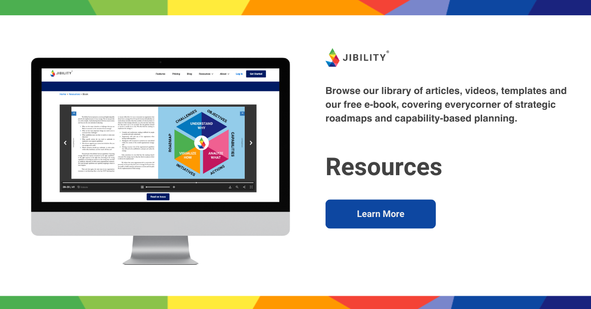 Jibility's Simple Strategic Planning Canvas [Free Template]
