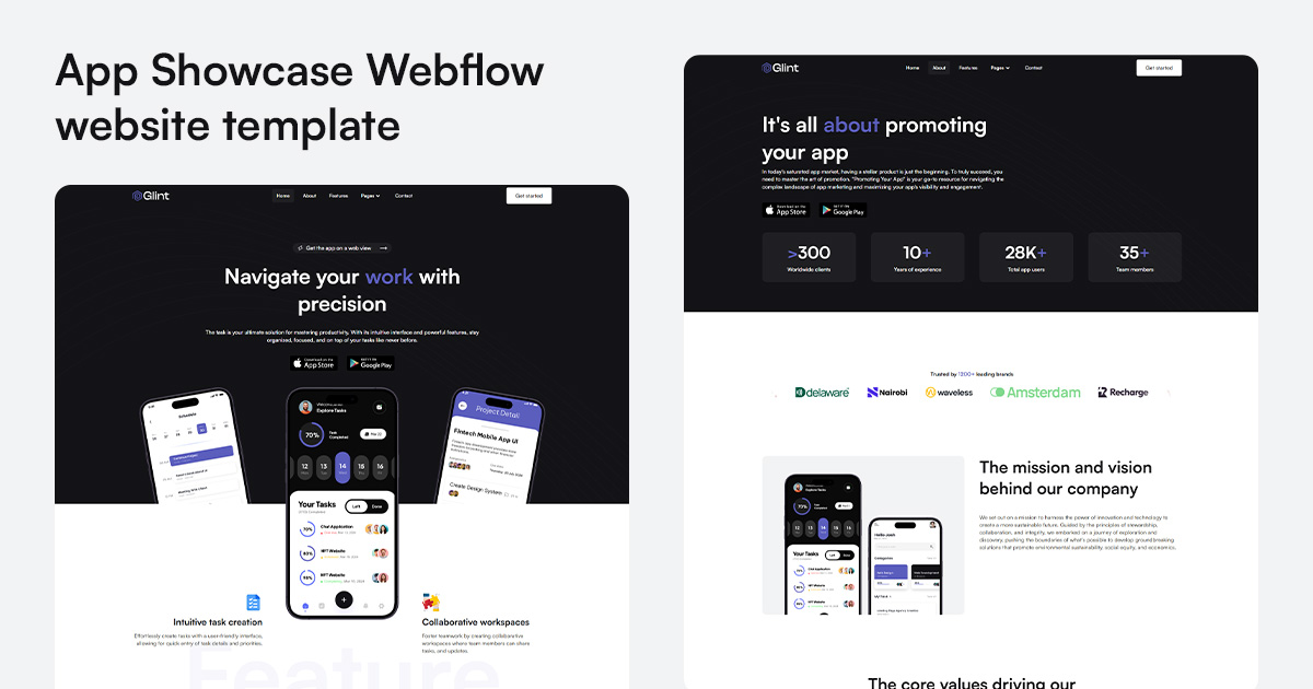Instructions | Glint - Webflow HTML website template