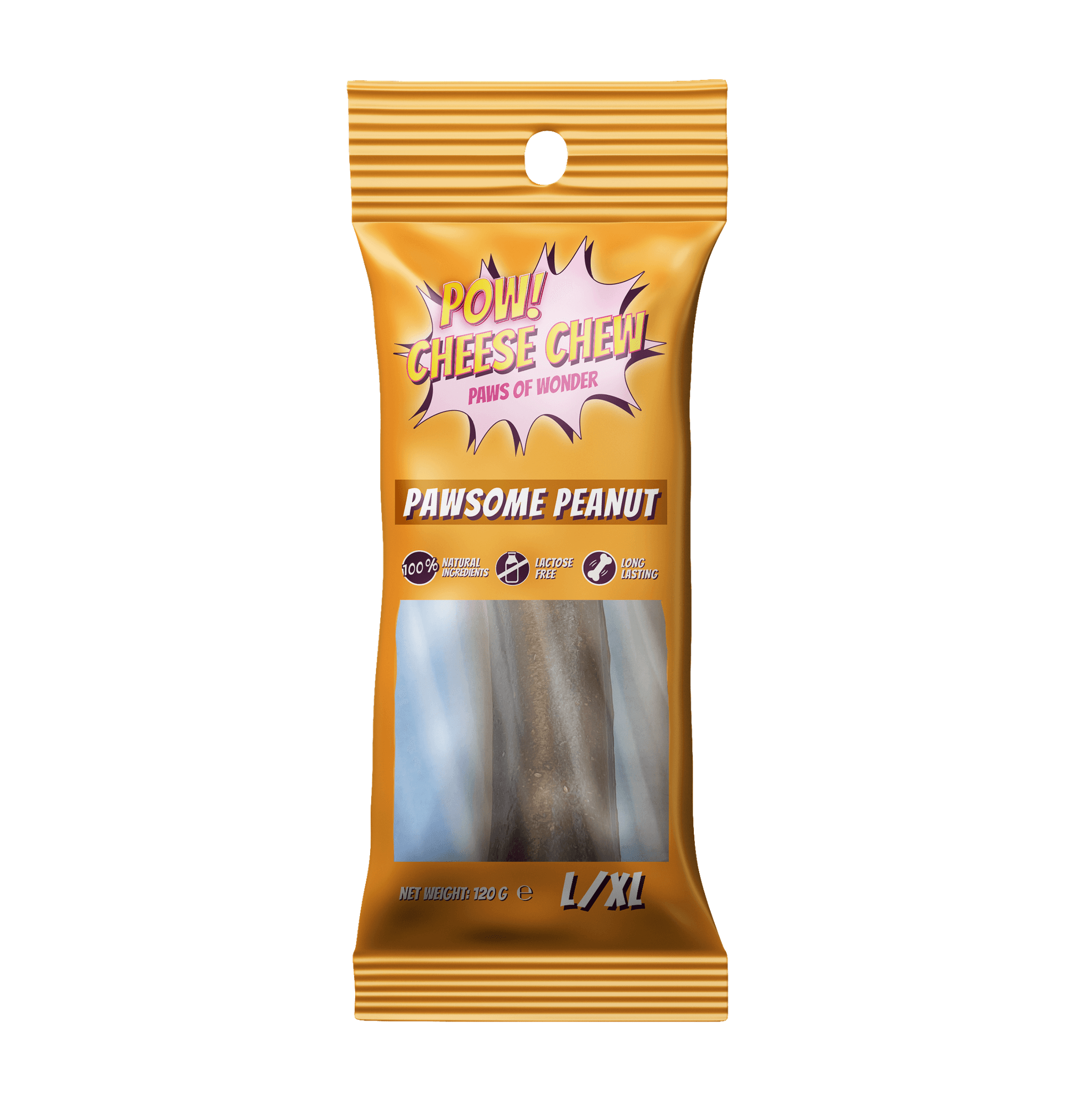 Cheese Chew Peanut L/XL I Paws of Wonder