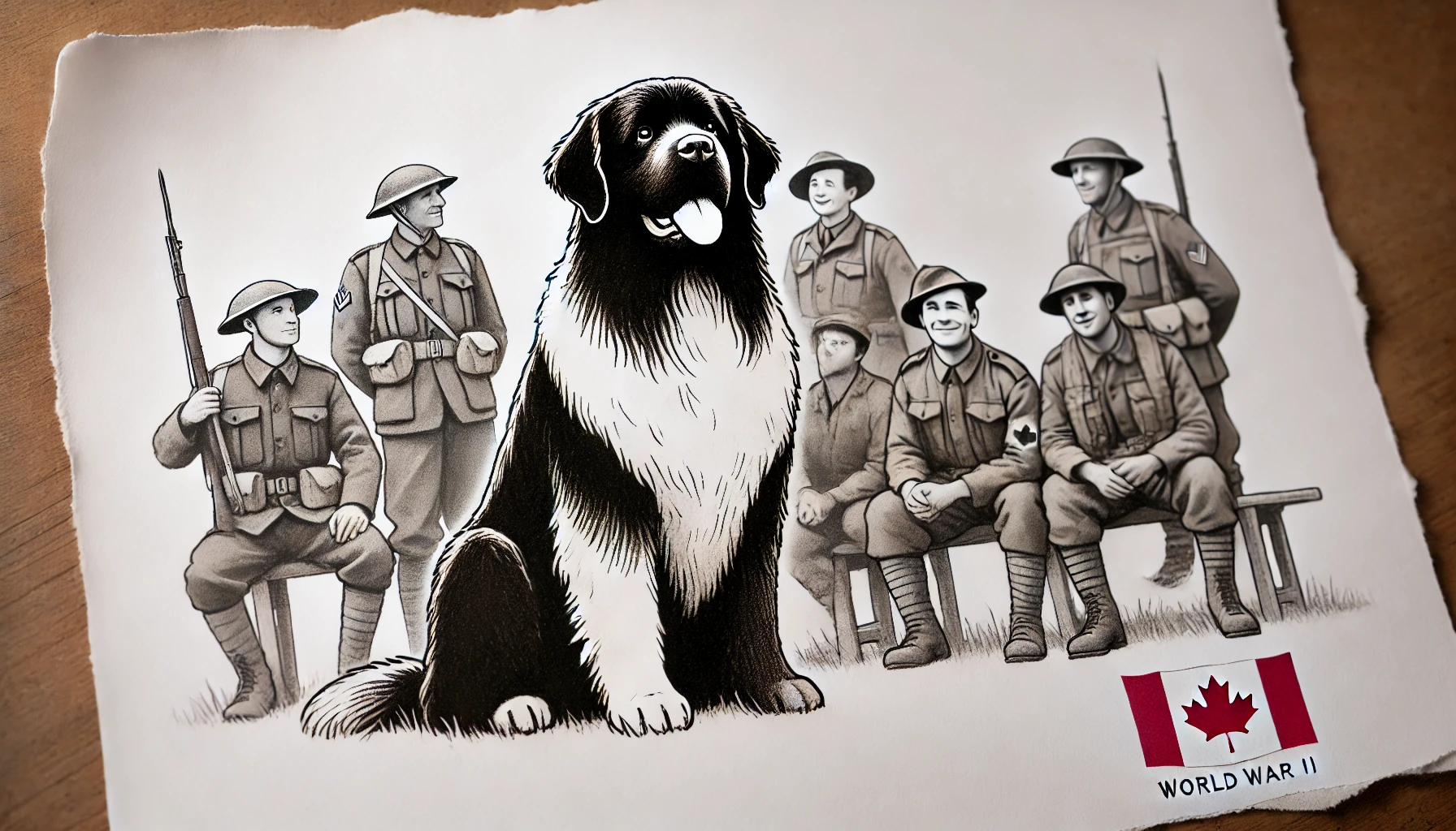 The Heroic Tale of Gander: The Newfoundland Dog Who Saved Lives in WWII ...