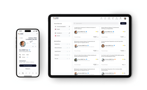 UniTutor | White-Label Peer Tutoring Portal