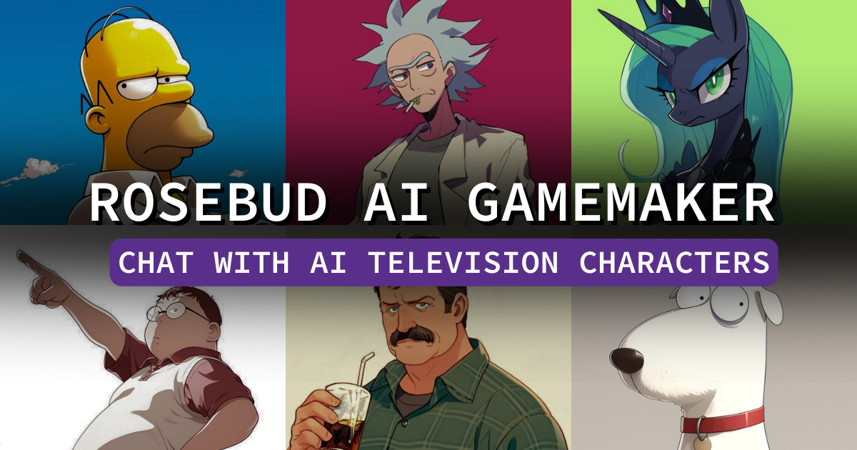 Chat with AI Television Characters - Rosebud AI