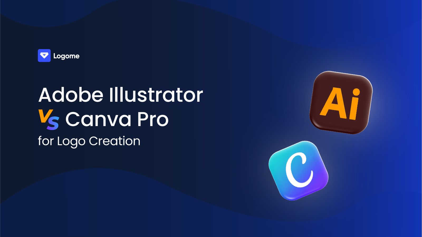 Adobe Illustrator vs Canva Pro for Logo Creation